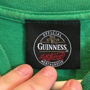 Guinness | Shirts | Official Guinness Merch Size M Green Tshirt ...